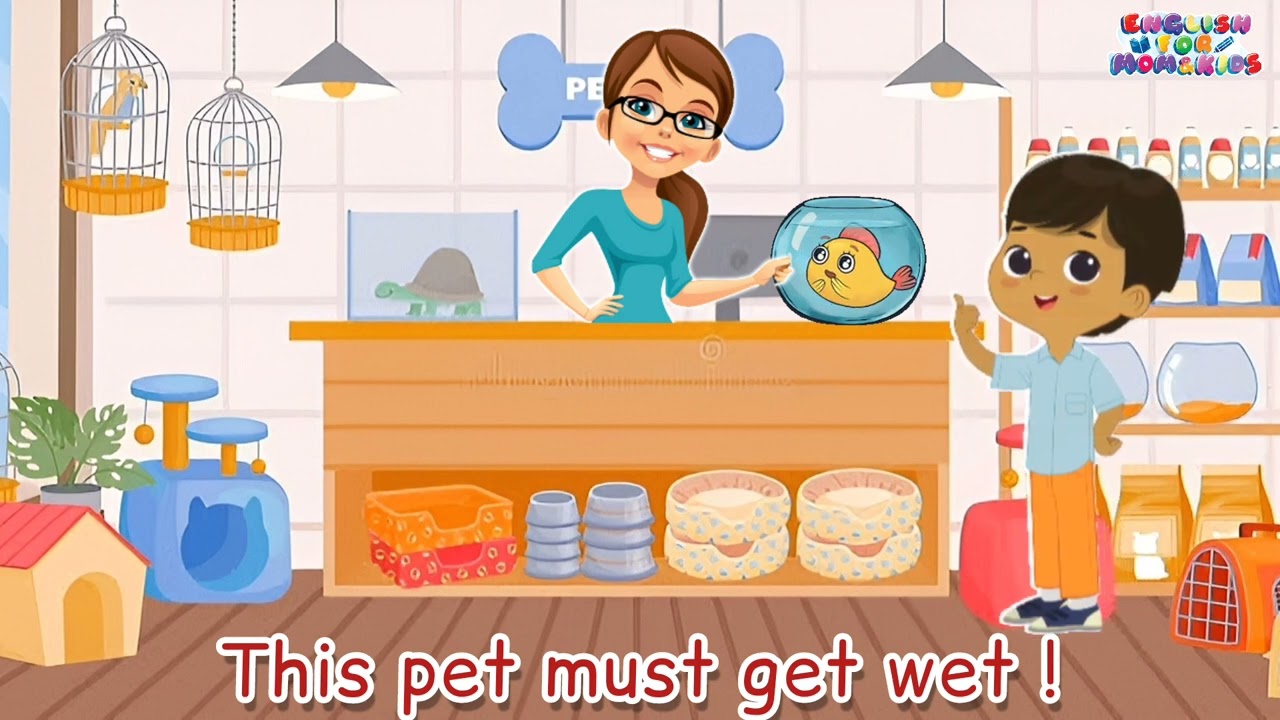 story time " the wet pet " - YouTube