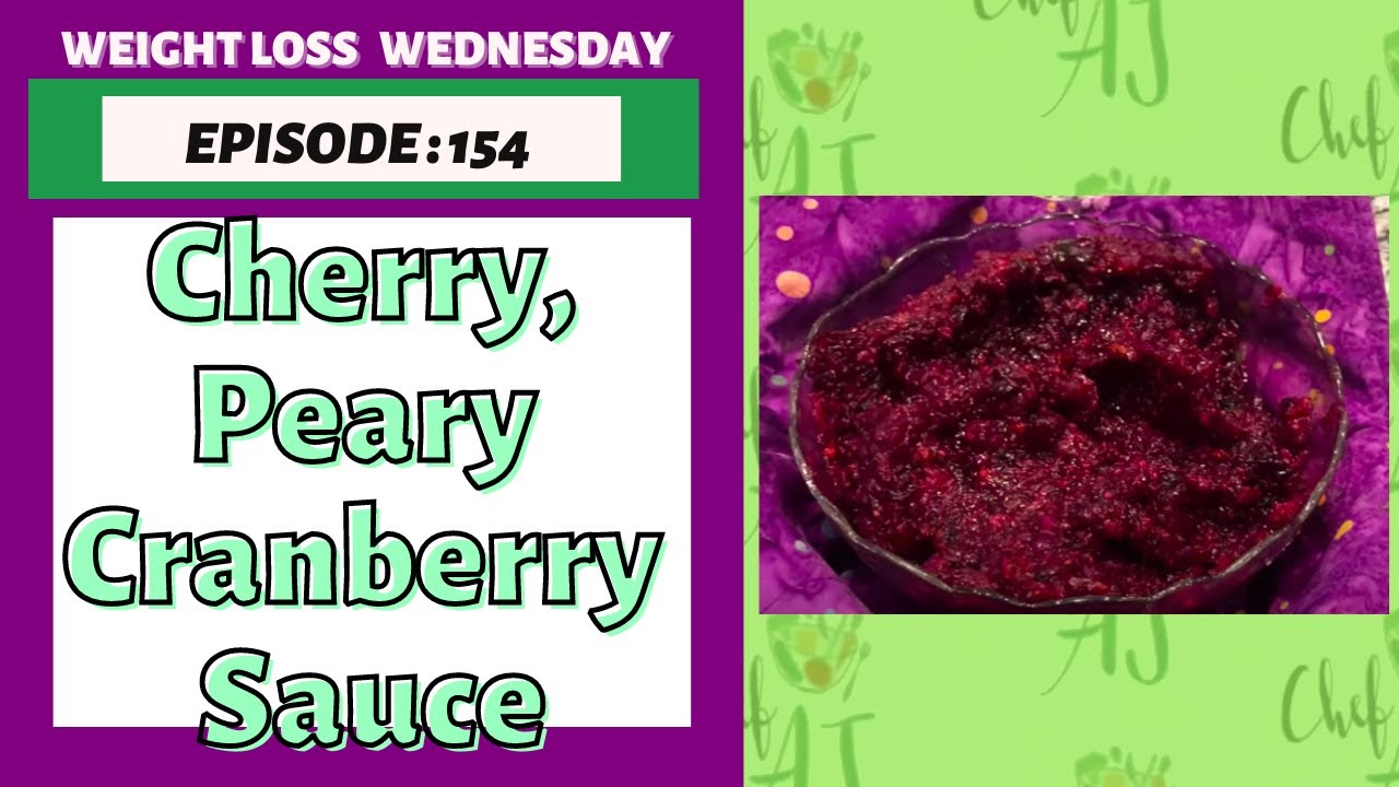 VEGAN Cranberry Sauce | WEIGHT LOSS WEDNESDAY - Episode:154 - YouTube