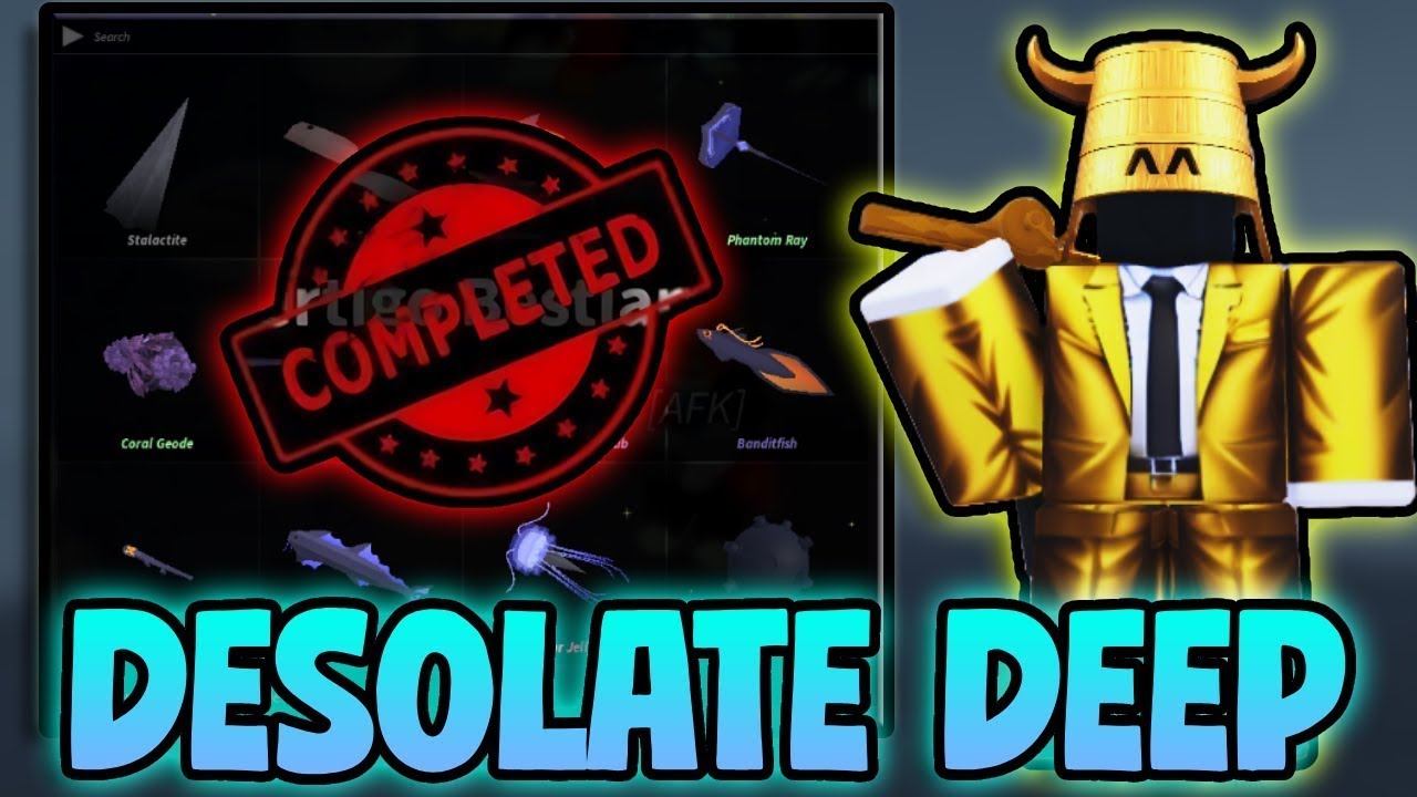 FASTEST Way To COMPLETE Desolate Deep Fisch Bestiary! 🎣 How to Complete ...