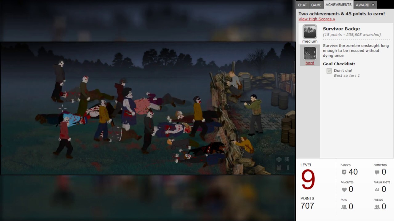 All Kongregate Achievements - The Last Stand - YouTube