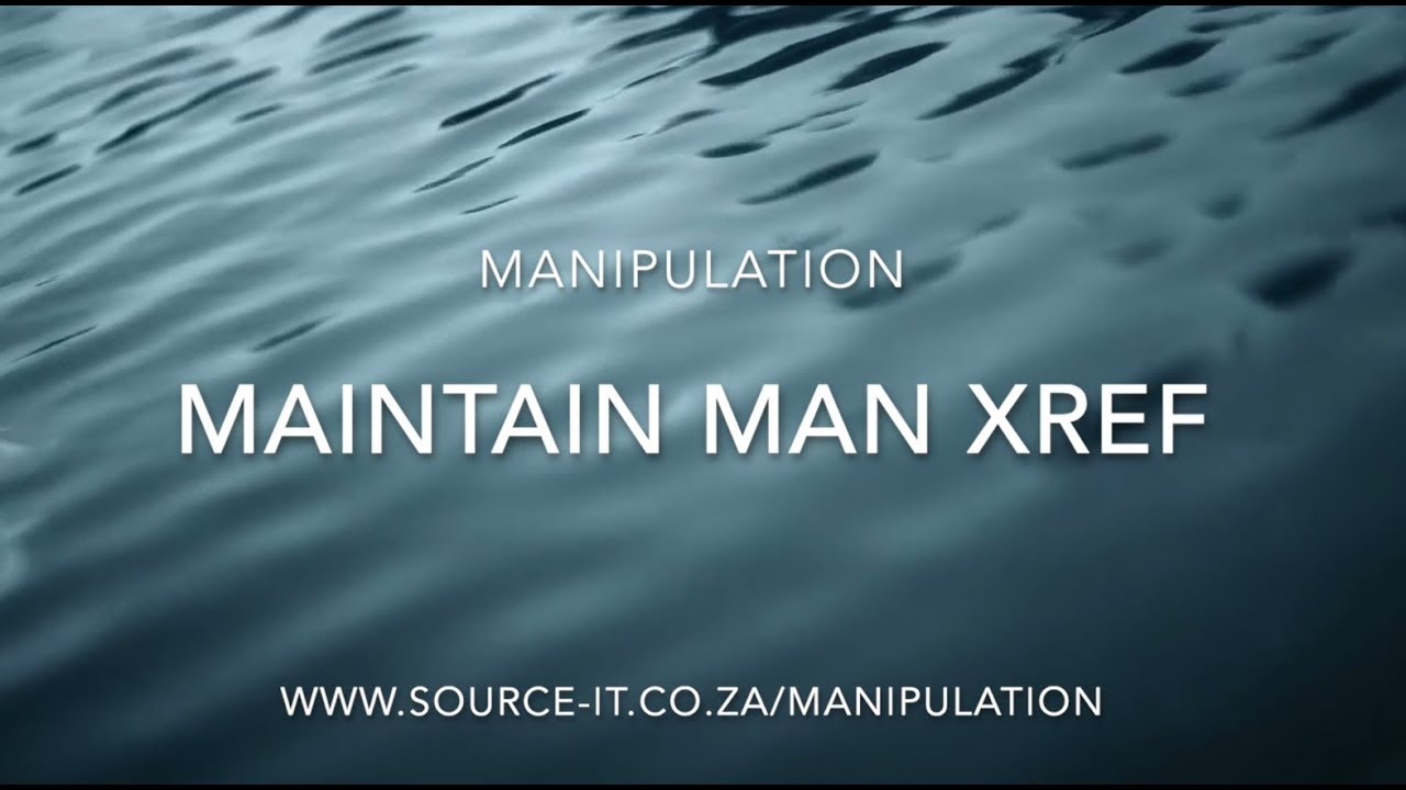 Source IT MAN Xref - YouTube