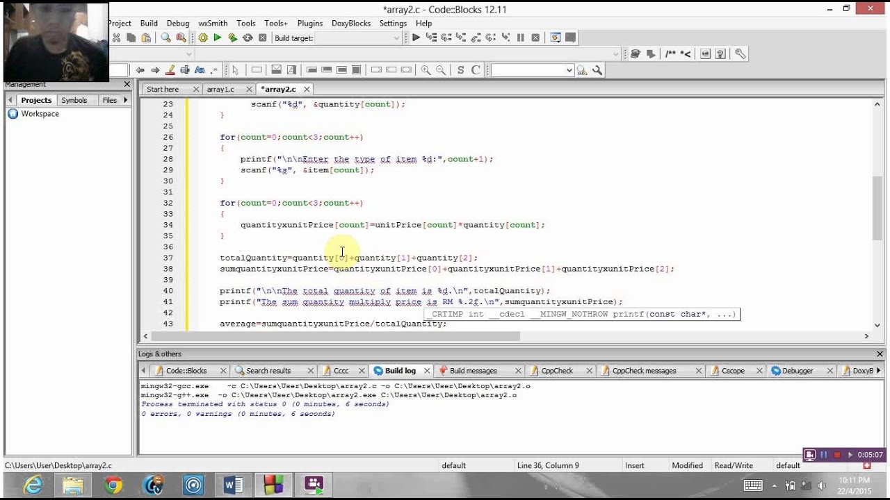 Question 2 Array Youtube