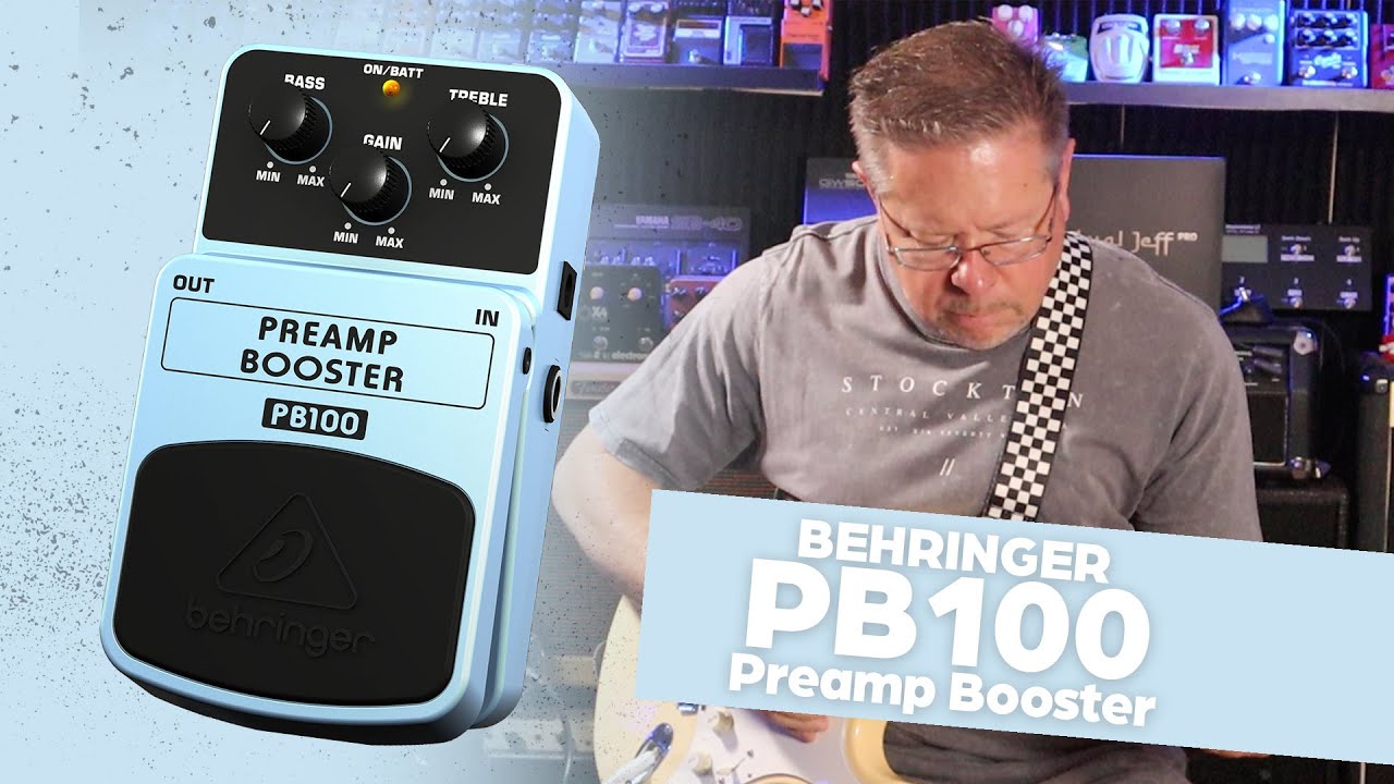 Behringer PB100 Preamp Booster - YouTube