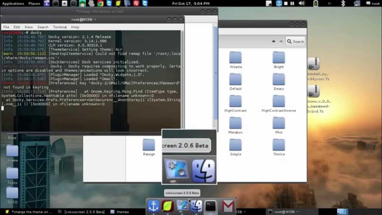 TUTO ! How To Change Your Kali Linux Theme - YouTube