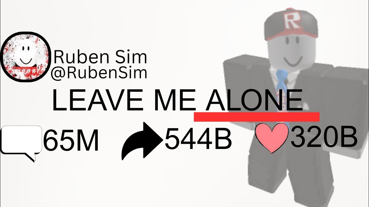 Roblox YouTuber RubenSim EXPOSED??? (It's Dumb)... - YouTube