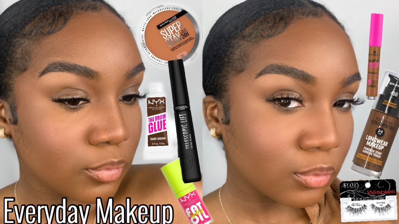 2023 Everyday Makeup Routine Using 100% DRUGSTORE MAKEUP | Makeup For Beginners | Imani Lee ...