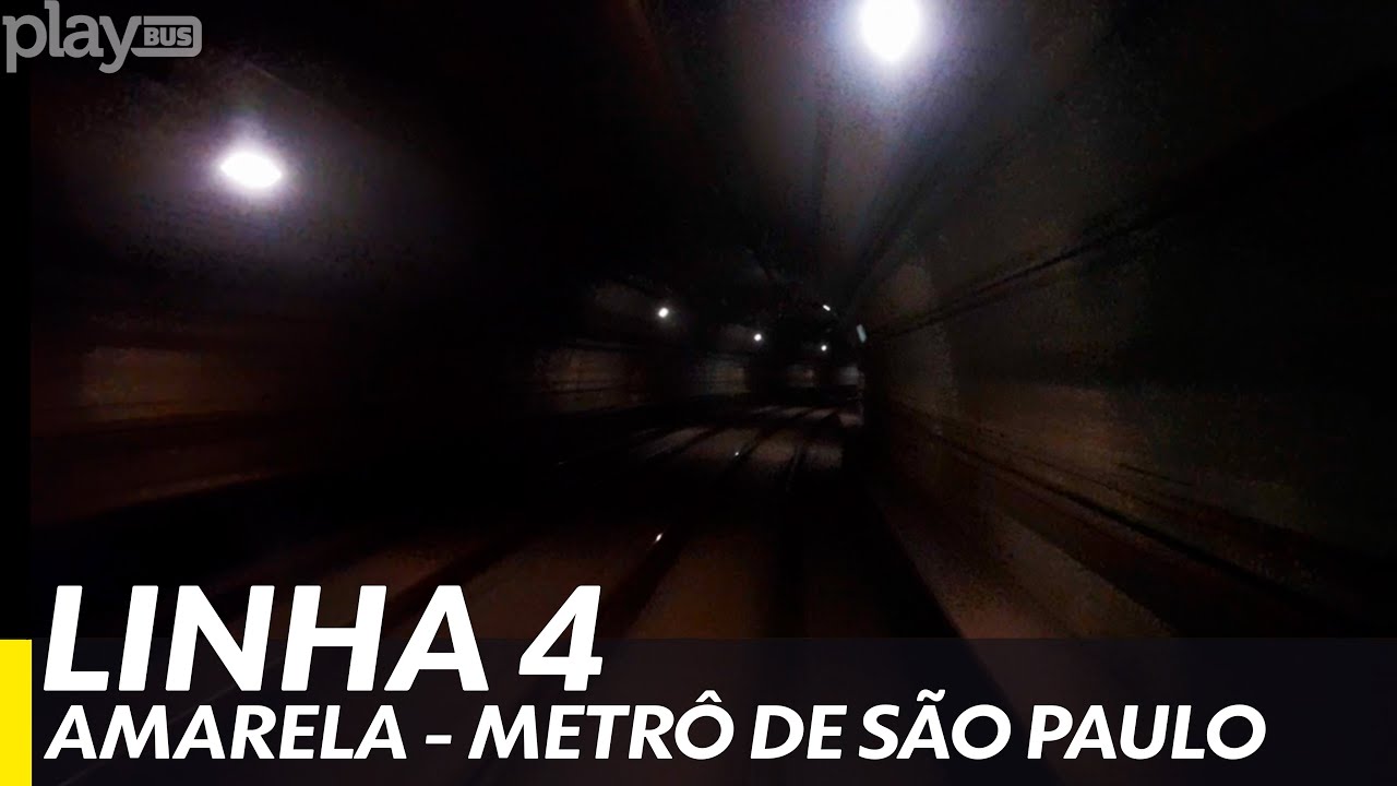 Metrô de São Paulo - Linha 4 Amarela - Via Quatro - YouTube