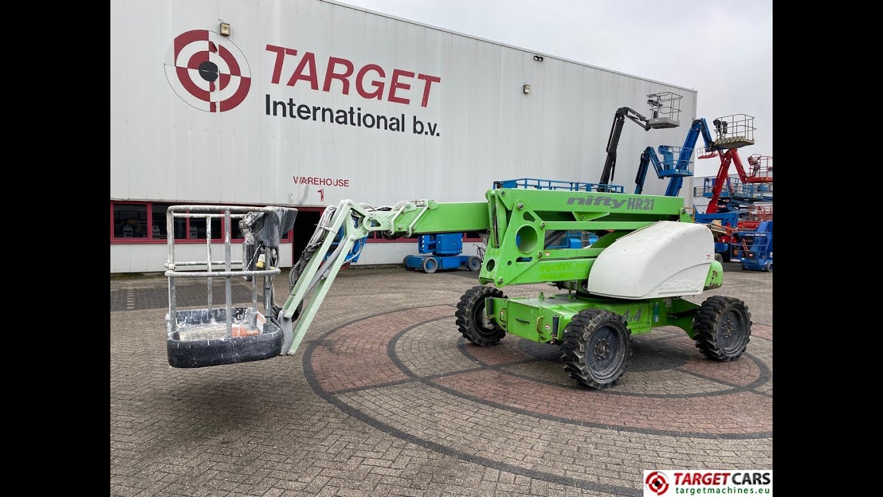 782674 NIFTYLIFT HR21D 4x4 ARTICULATED DIESEL BOOM WORK LIFT W/JIB ...