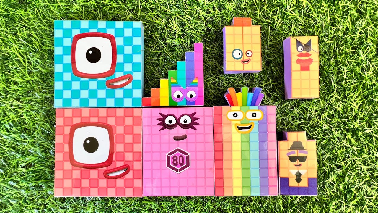 Looking for Numberblocks Puzzle Tetris NEW 447 Space ASMR! Numberblocks ...