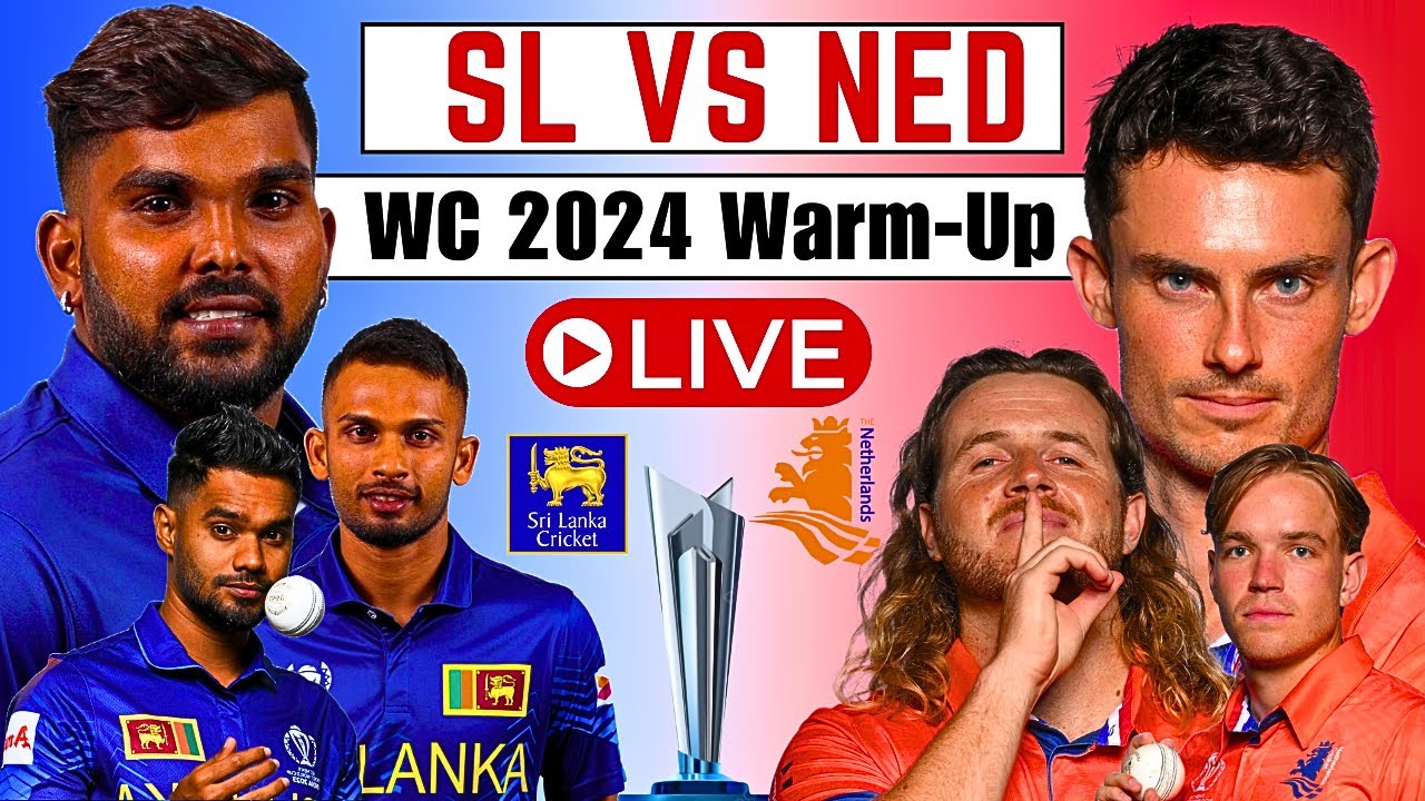 SL vs NED live match | Sri Lanka vs Netherlands live | World Cup Warm ...