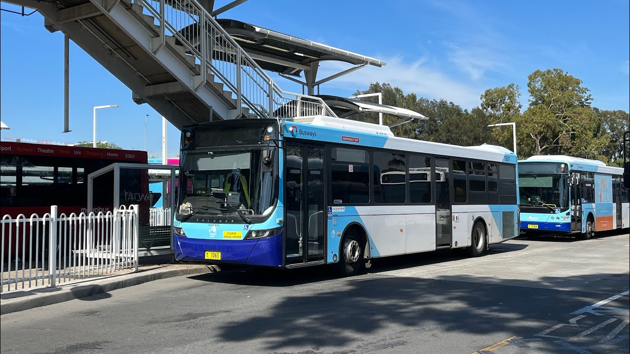 Busways Volvo B8RLE Volgren Optimus m/o7065 (1301) [Route 722] - YouTube