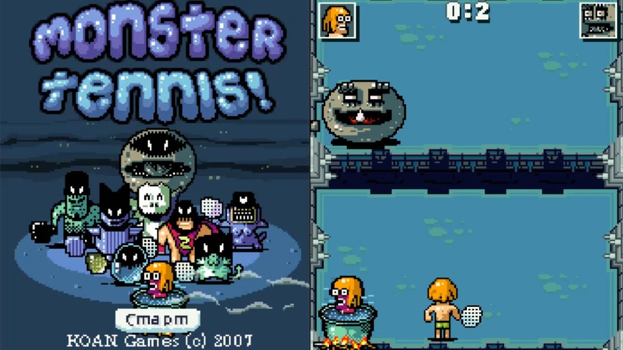 Monster Tennis! JAVA GAME (KOAN Games 2007) FULL WALKTHROUGH - YouTube