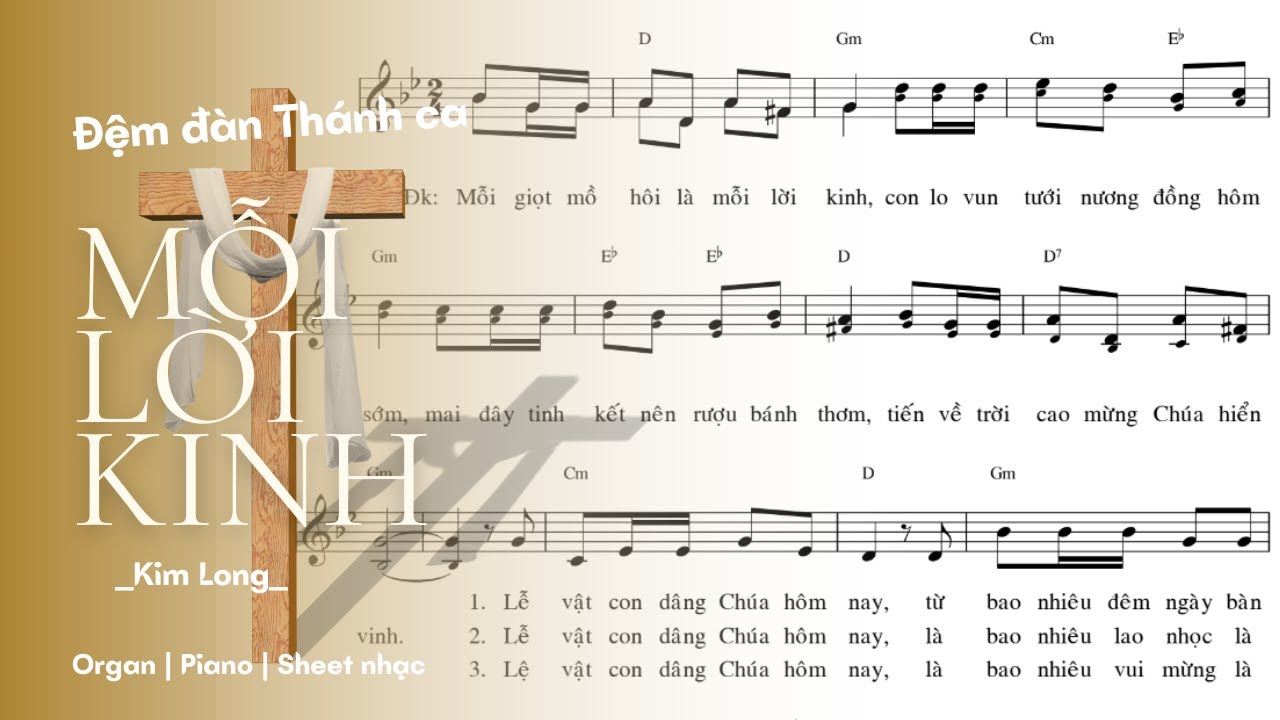 Mỗi lời kinh - Lm. Kim Long | Nhạc Thánh ca | Lin Hobbies - YouTube