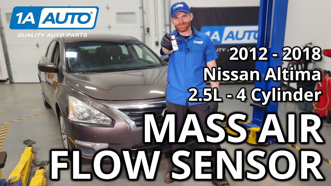 How to Replace Mass Air Flow Sensor 2012-2018 Nissan Altima (2.5L ...