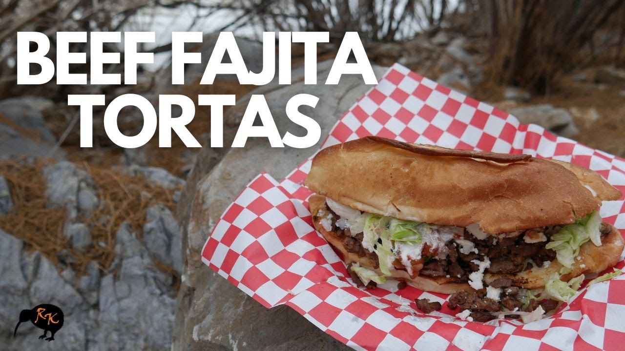 CAMP COOKING | Carne Asada Fajita Tortas & Homemade Salsa | ASMR ...