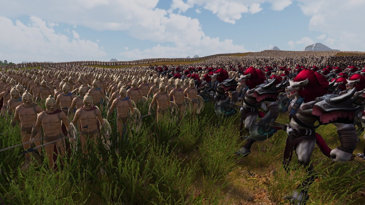 60,000 Rabid Wolves vs 1 Million Spartans Ultimate Epic Battle ...