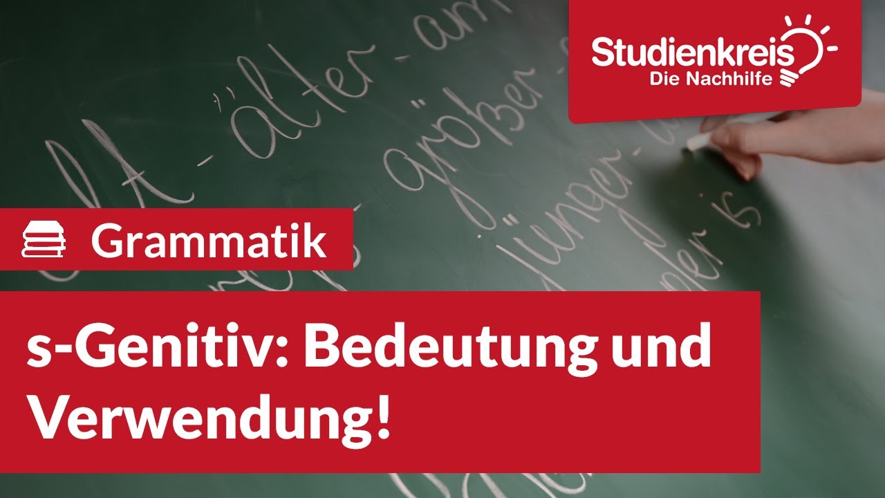 s-Genitiv: Bedeutung und Verwendung! | Englisch verstehen mit dem ...
