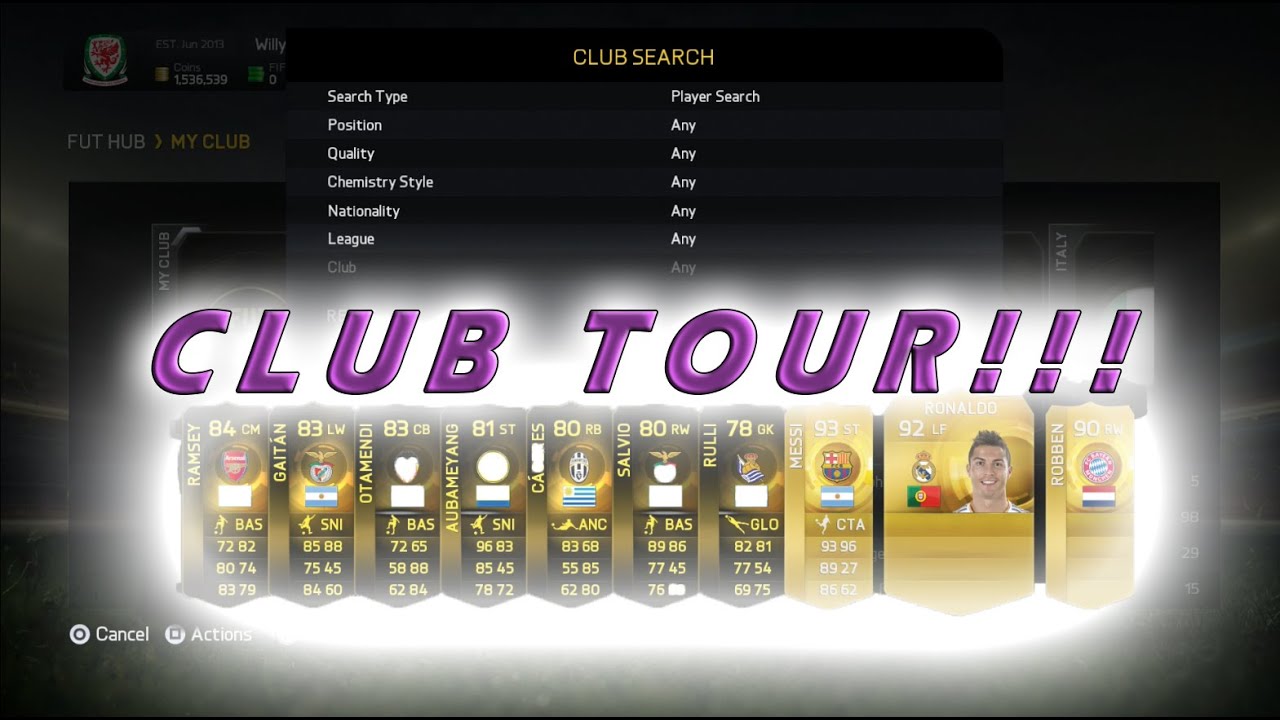 Fifa 15 | My club tour!!!! - Willy FIFA - YouTube