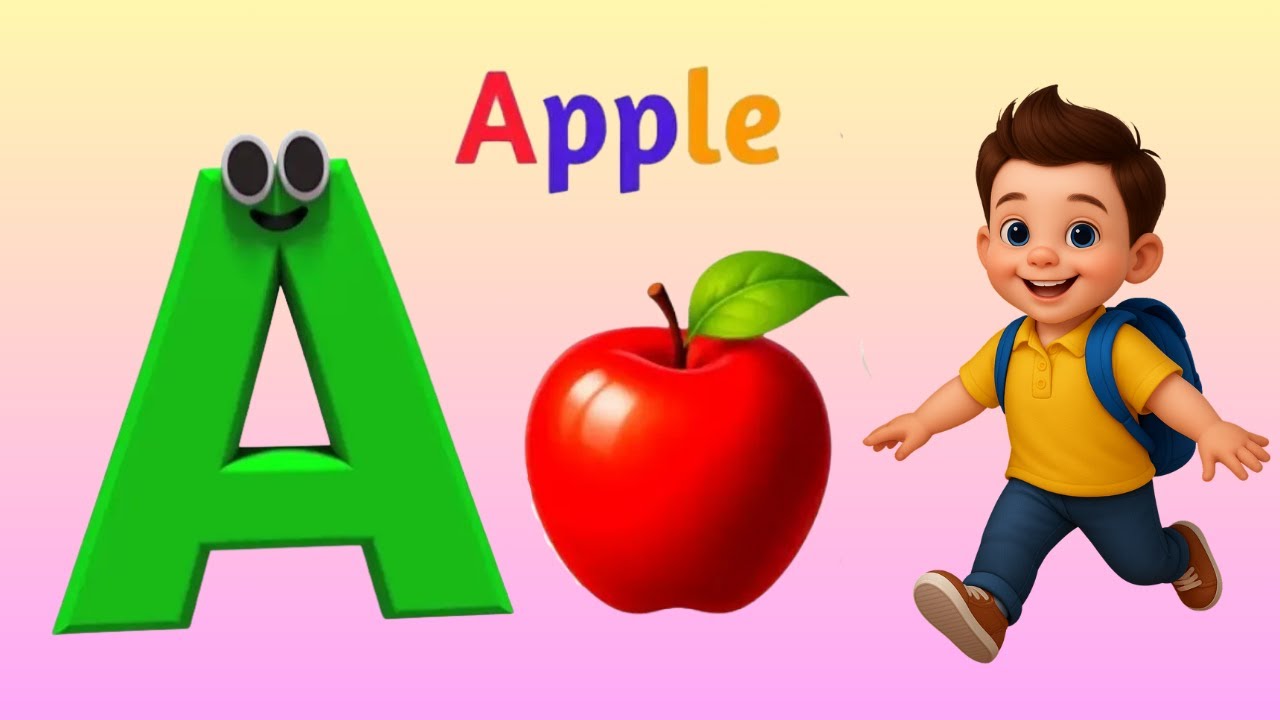 A to Z Food Song for Kids 🍎 | ABC Foods Song with Fun Learning | Learn ...