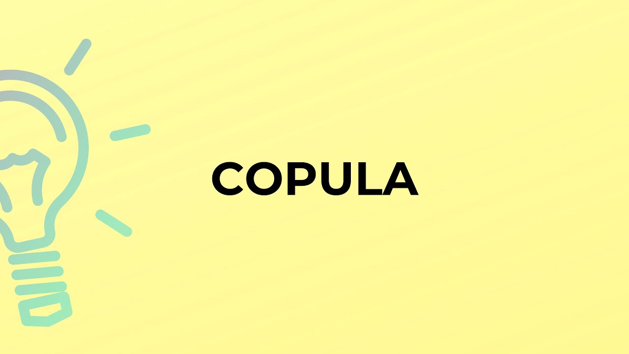 What is the meaning of the word COPULA? - YouTube