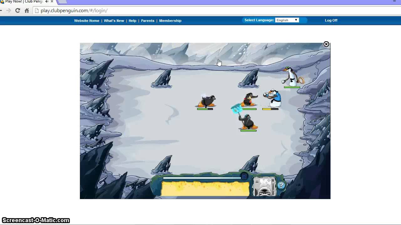 Club penguin card jitsu - I got ice and fire armor - YouTube