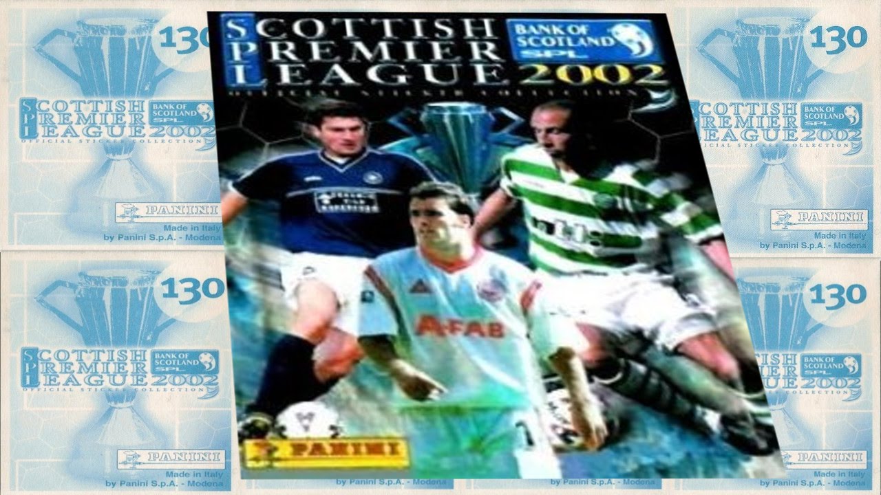 PANINI - SPL 2002 STICKER ALBUM - 100% - YouTube