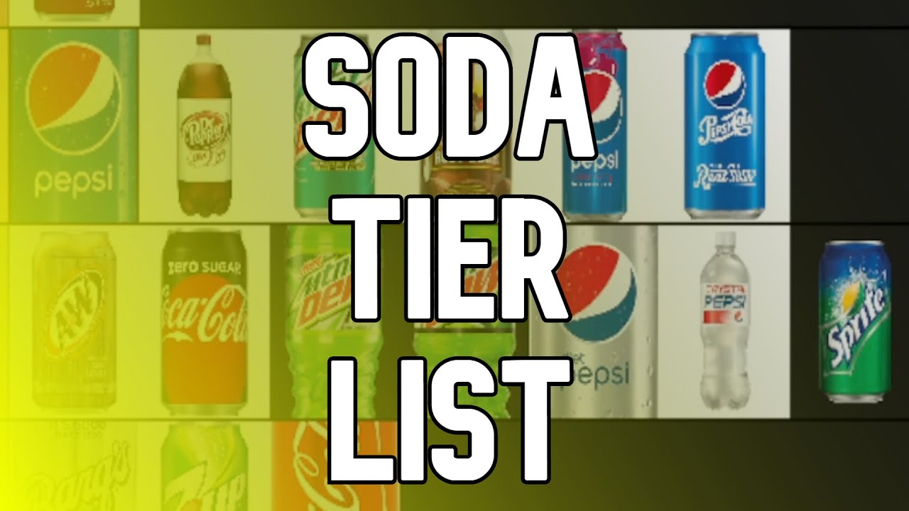My Soda Tier List - YouTube