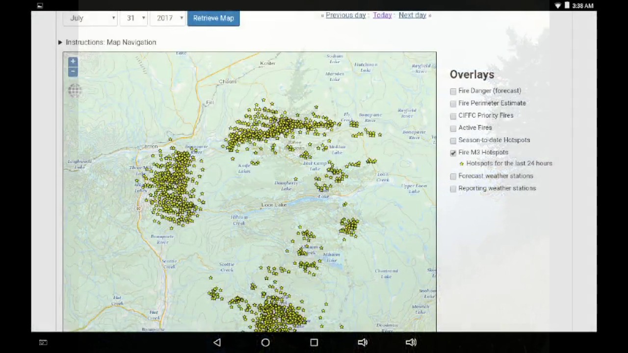 JULY 31 Breaking: Wildfire on Plateau East of Chasm BC Moving Fast ...