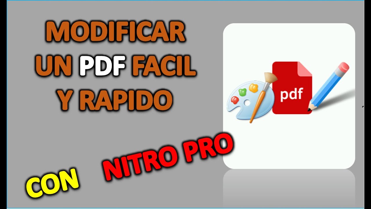 Modifica el Texto de Un Archivo PDF Fácil y Rápido - YouTube