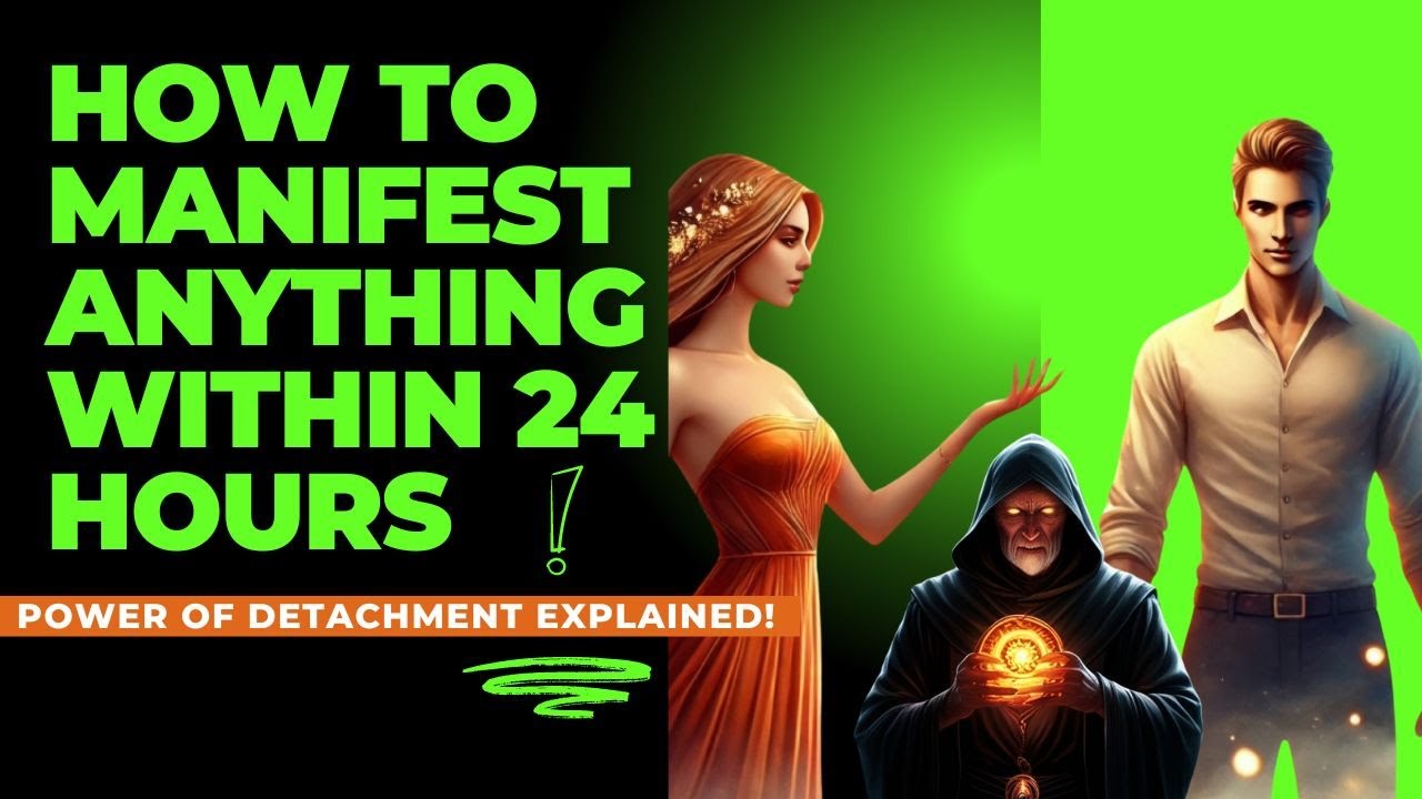 How to Manifest Anything Within 24 Hours by Letting Go | Power of Detachment Explained - YouTube
