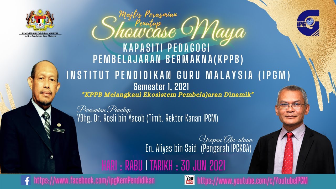 MAJLIS PERASMIAN PENUTUP SHOWCASE KPPB 27 IPG - YouTube