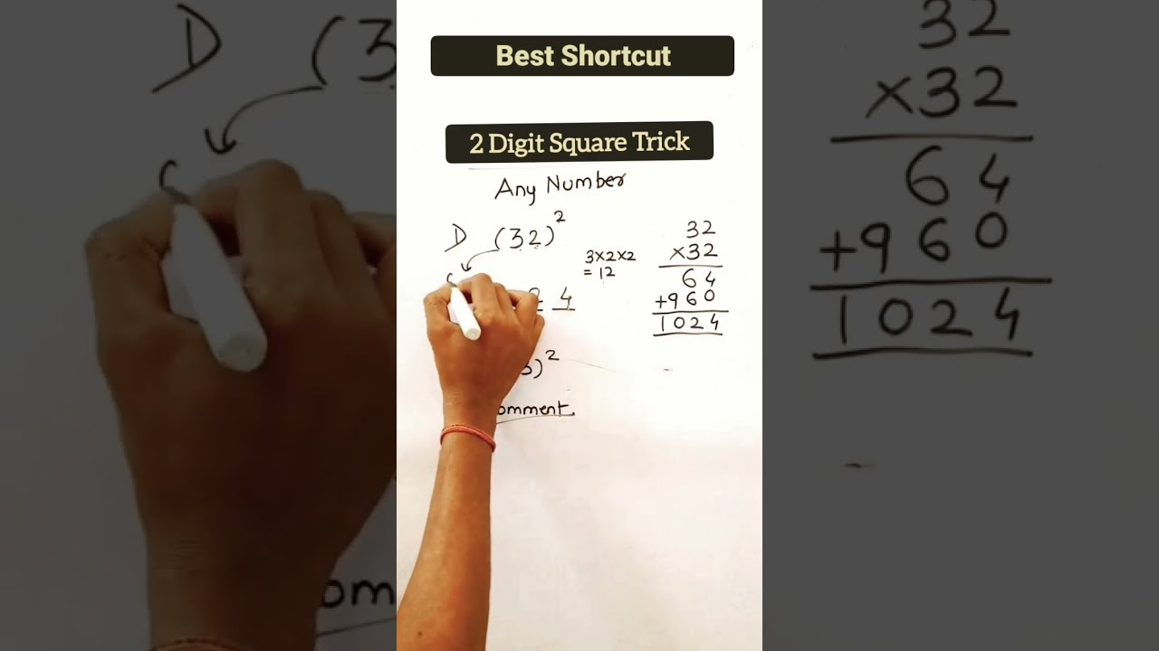 SHORT TRICK For FIND SQUARE OF ANY NUMBER YouTube SHORT TRICK For FIND SQUARE OF ANY NUMBER YouTube