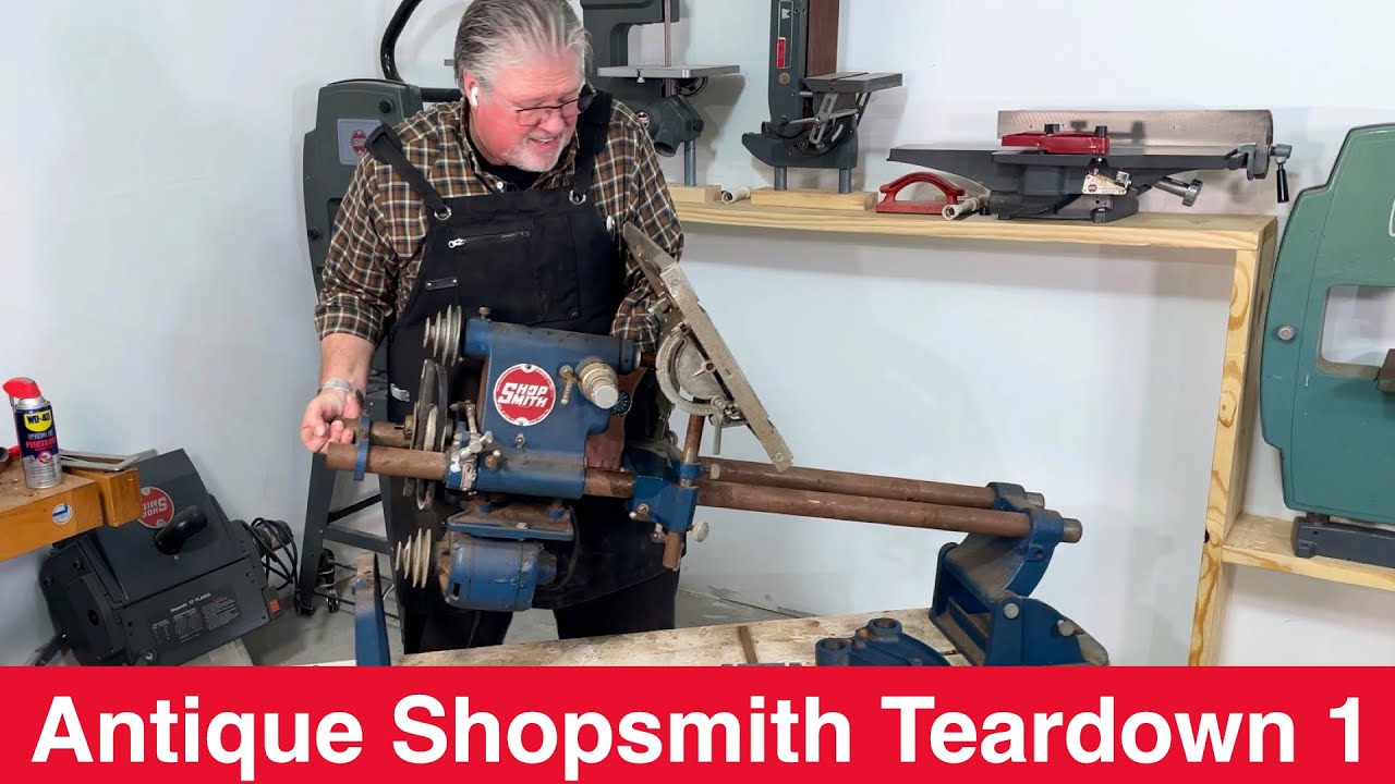 Classic 1947-Model Shopsmith 10ER Teardown Part 1 - YouTube