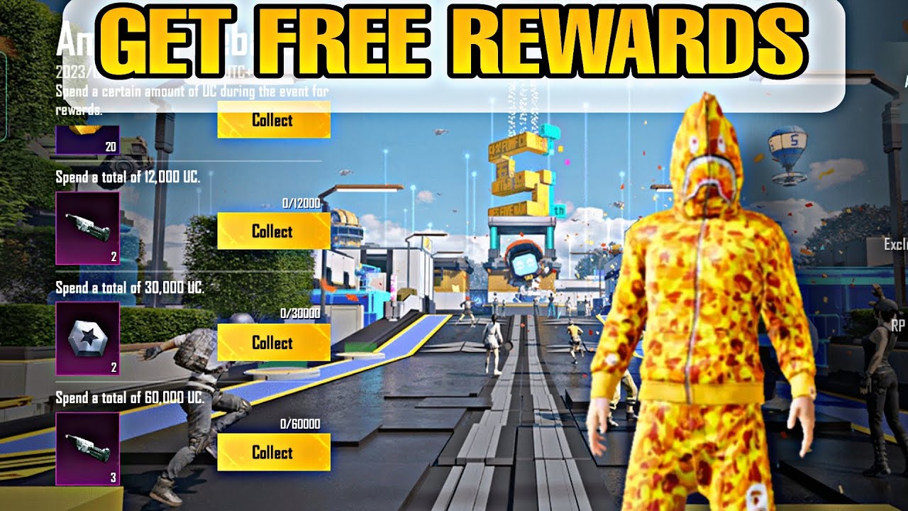 AMAZING REBATE EVENT PUBG MOBILE | GET FREE REWRDS AMAZING REBATE - YouTube