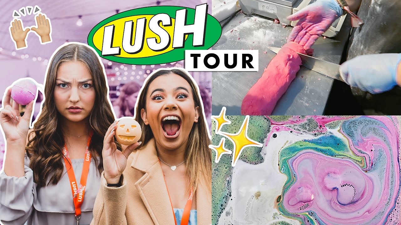 LUSH TOUR 2.0 | Making Bath Bombs in LONDON! - YouTube