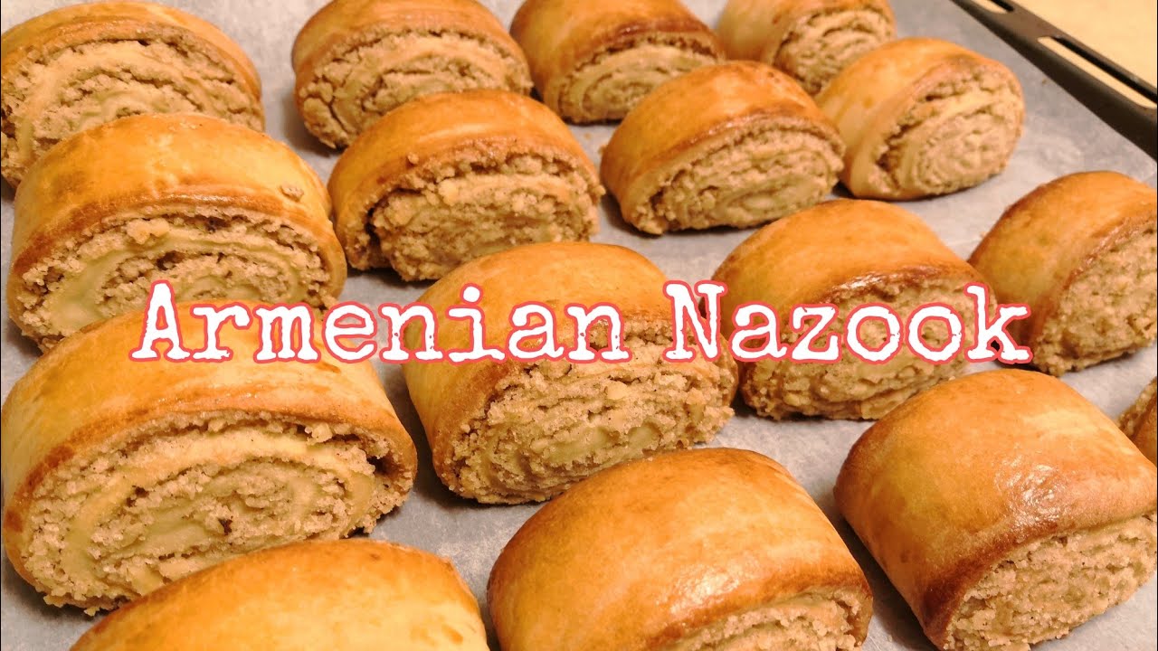 ARMENIAN NAZOOK || NAZOOK PASTRY #armenianbread #nazook #armenian #food ...