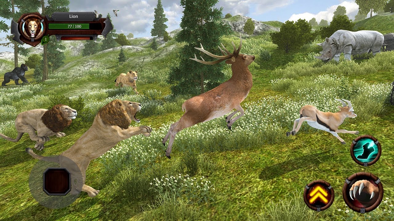 Ultimate Lion Simulator (by Yamtar Games) - Part 2 - Android Gameplay ...