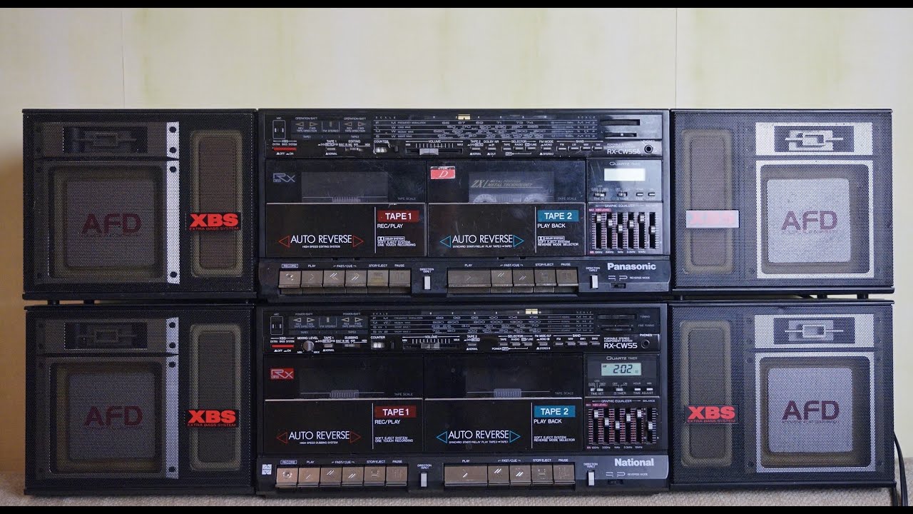 National RX-CW55F vs Panasonic RX-CW55L. Вроде похоже, но есть и ...