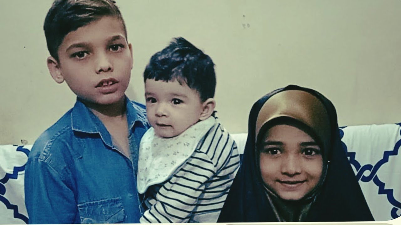 SYEDA WALEHA BATOOL AND SYED HUR HUSSAIN WITH THEIR LITTLE BROTHER RAZA ...