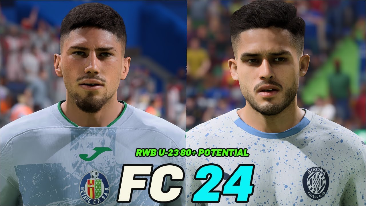 FC 24 | BEST YOUNG RWB U-23 80+ POTENTIAL WITH REAL FACES - YouTube