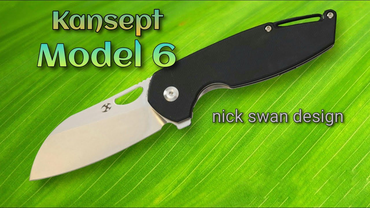New Knife Design: Kansept Model 6 by Nick Swan - YouTube