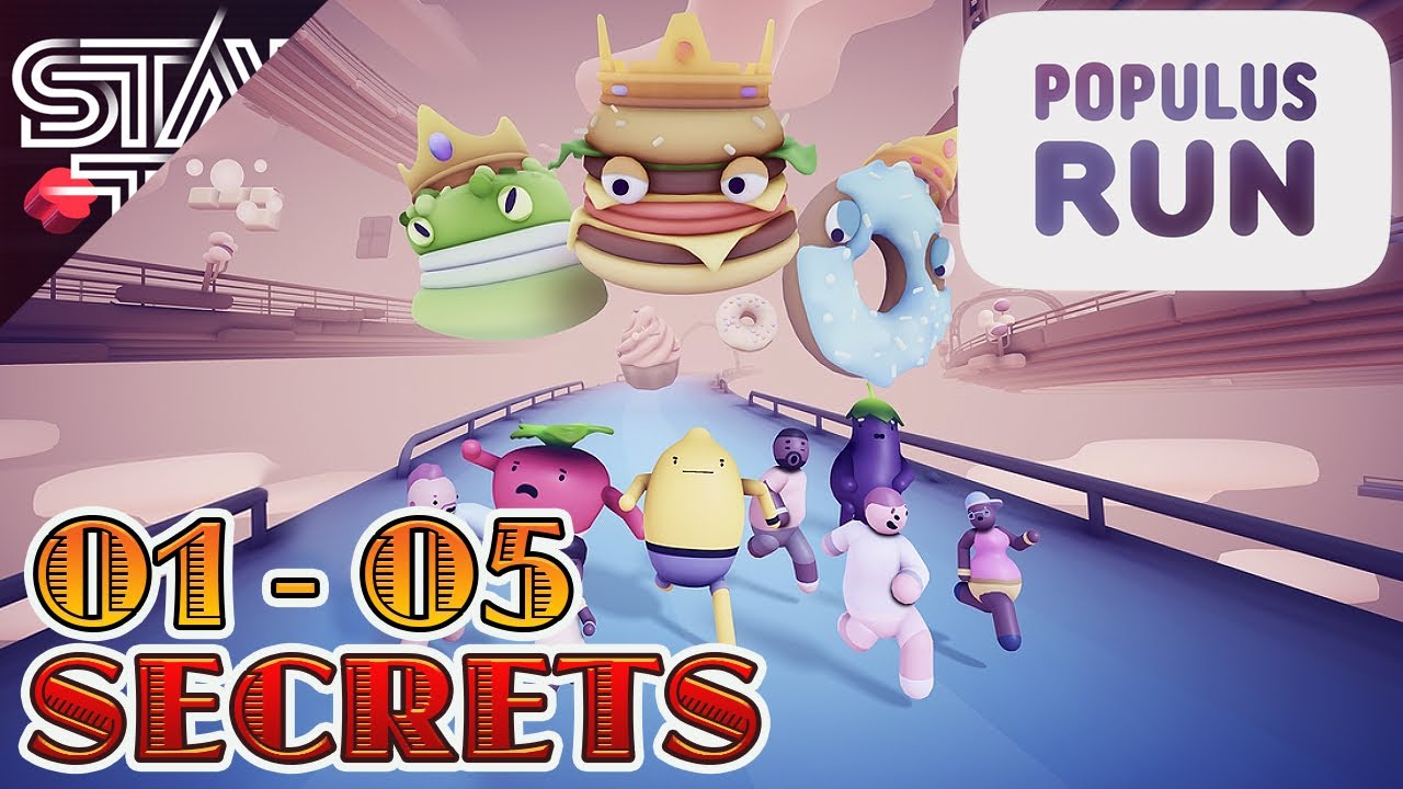 Populus Run Lvl. 01 - 05 + SECRETS Gameplay Walkthrough (2K) - YouTube