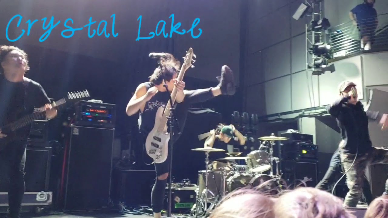 Crystal Lake, mini drum solo / opening song, @Aura Porland Maine 2-26 ...