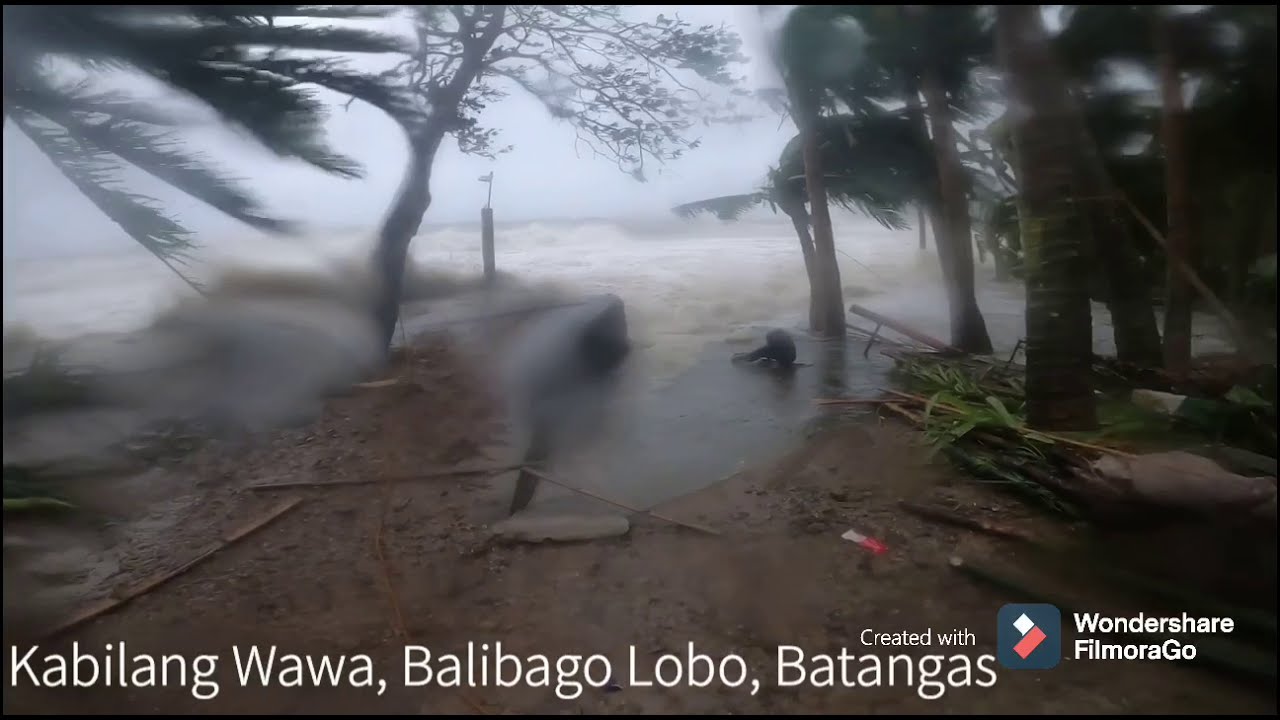 HAGUPIT NG BAGYONG ROLLY, KABILANG WAWA, BALIBAGO LOBO, BATANGAS # ...