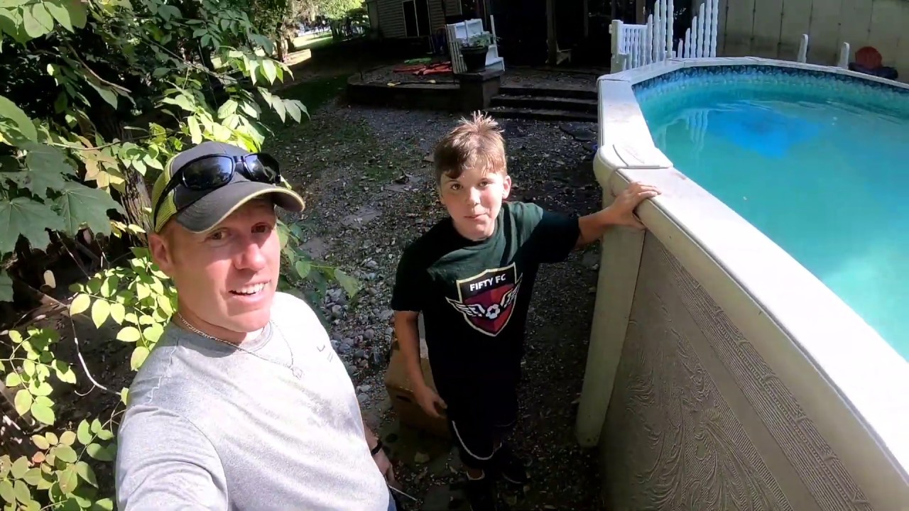 How To Close A Pool Using Cover Clips And Pool Wrap DIY - YouTube