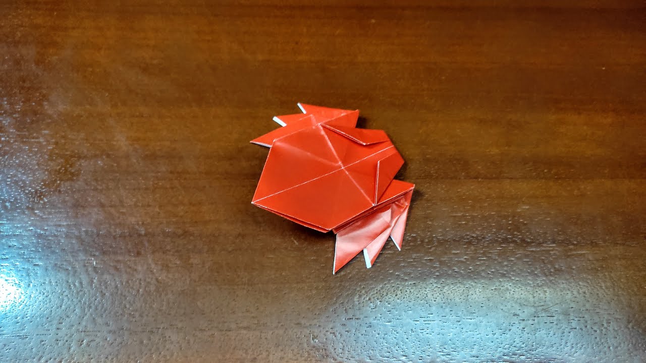 How To Make An Origami Bug Easy Step By Step - YouTube