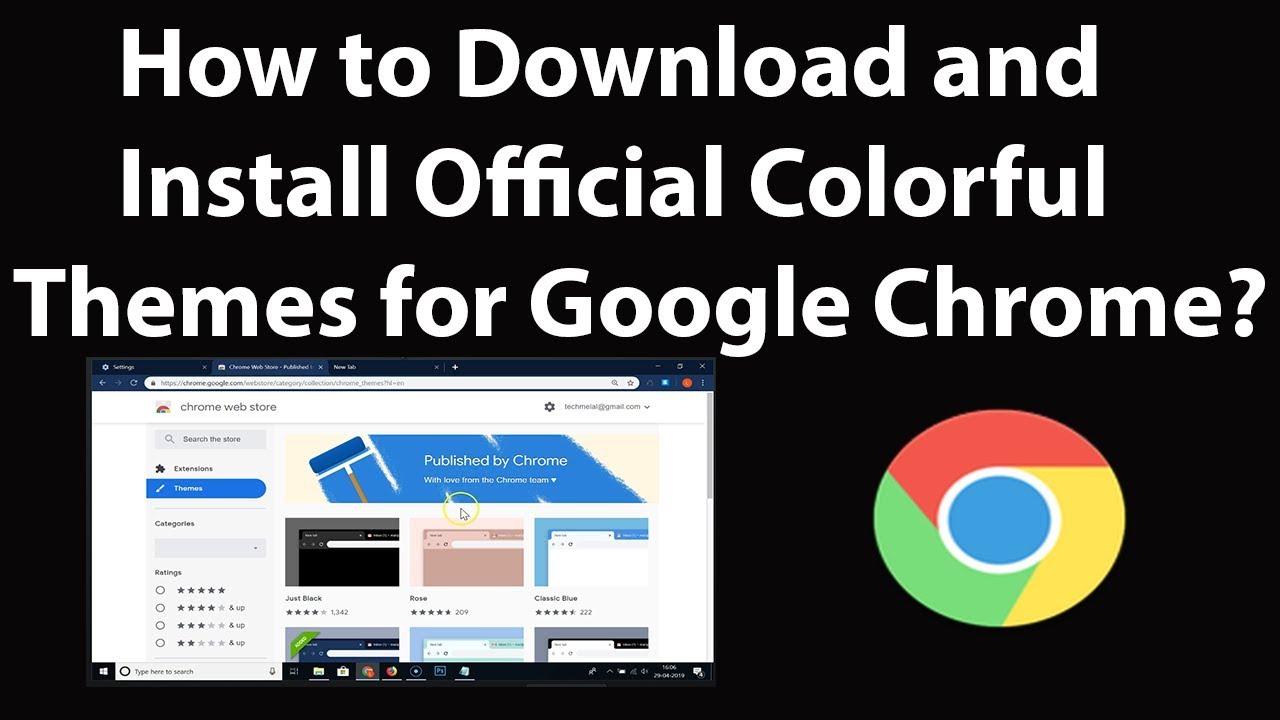 How to Download and Install Official Colorful Themes for Google Chrome ...