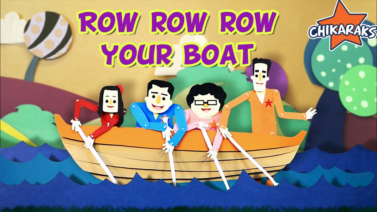 Row Row Row Your Boat - Nursery Rhymes For Children | Paper Puppet ...