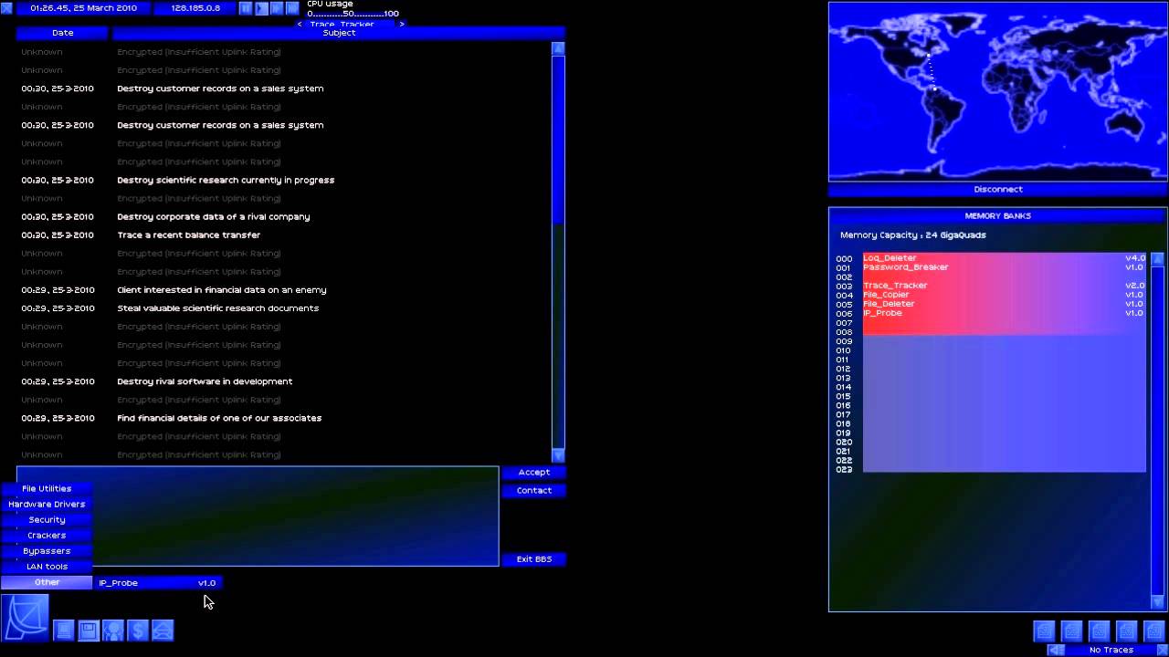 Hack the World! Uplink, Episode 2: Getting our hacker "street cred" - YouTube