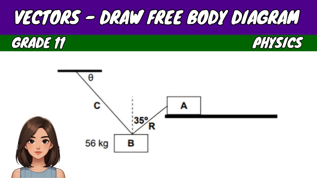 Vectors - Draw Free Body Diagram (Grade 11 Physics) - YouTube